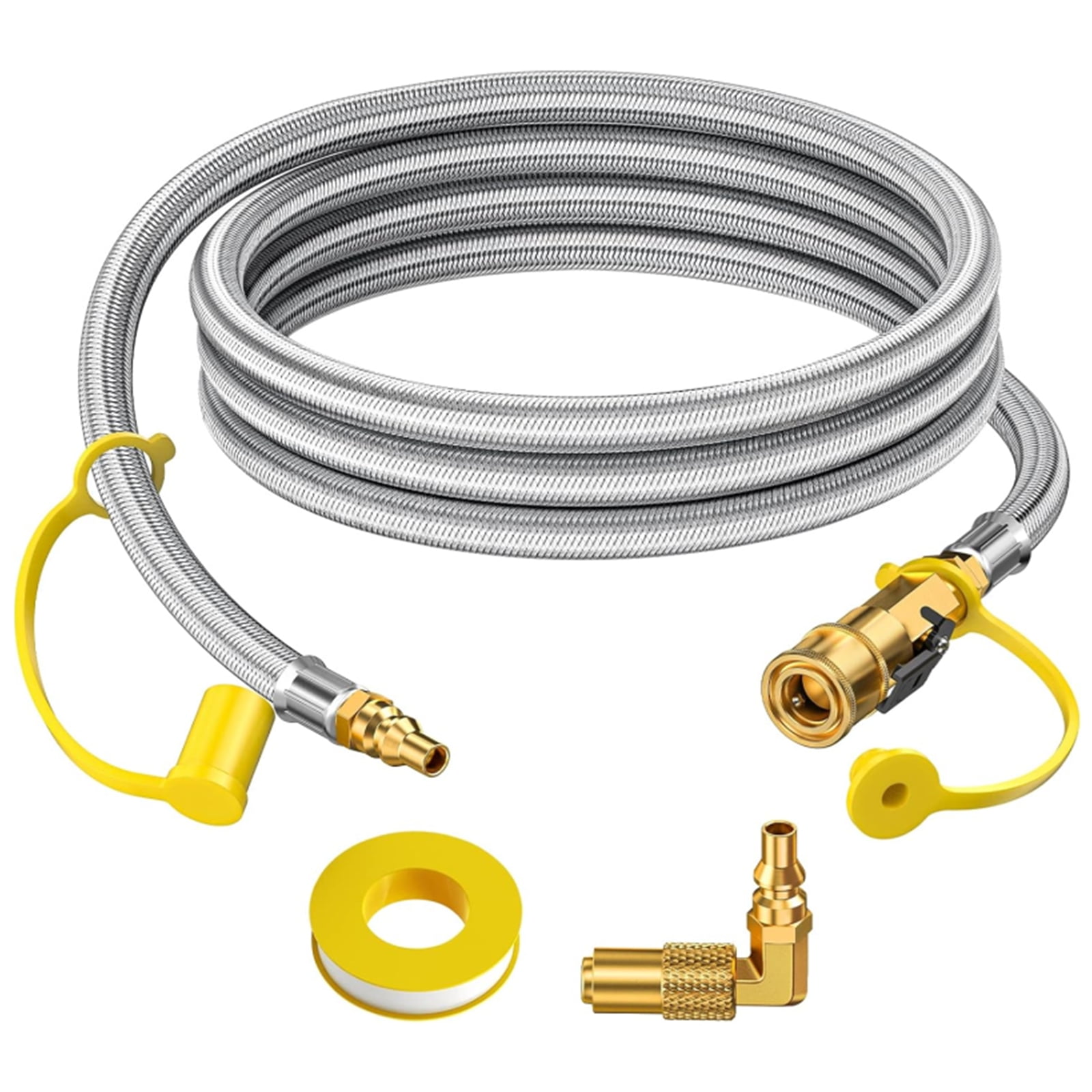 Alloxity 7FT Quick Connect Propane Hose for RV to Grill, Propane Hose ...
