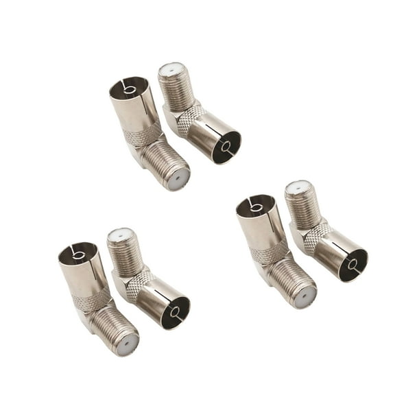 Alloy 90 Degree F Female Male Connector Threaded Locking Mechanism ...