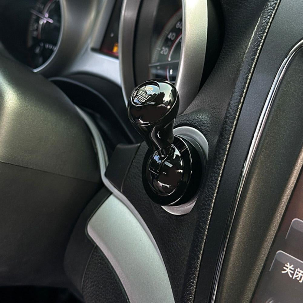 Alloy Baked Paint Car Start Button Cover with Retro Joystick Design for ...