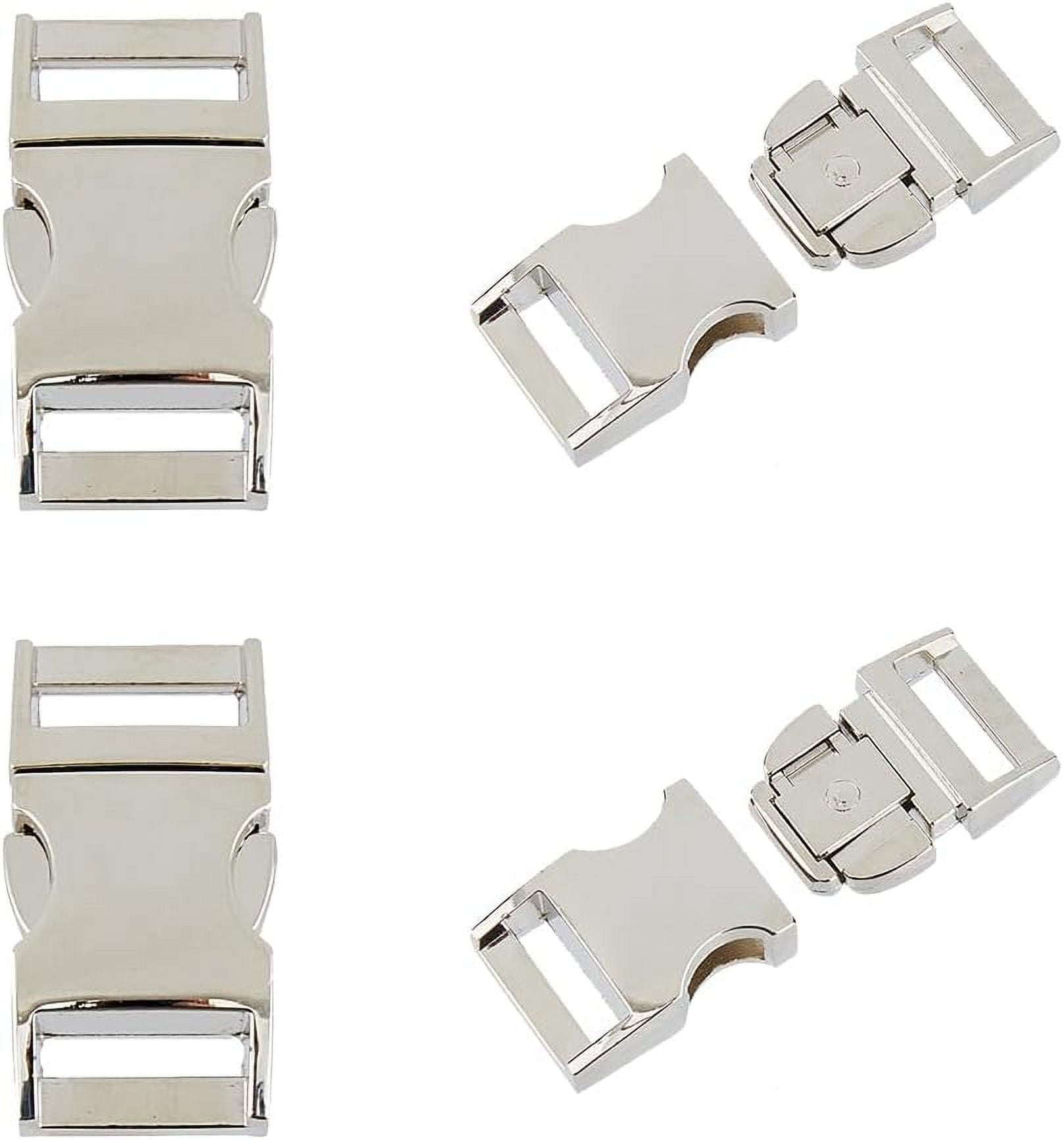 Alloy Buckle for Strap Replacement Side Buckle Black Platinum Quick ...