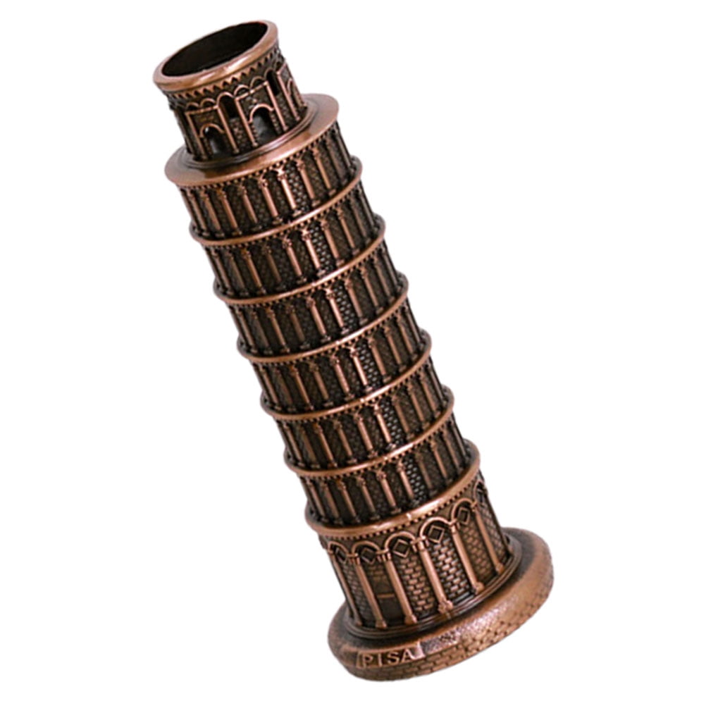 Alloy Building Sculpture Architectural Prop Leaning Tower of Model ...