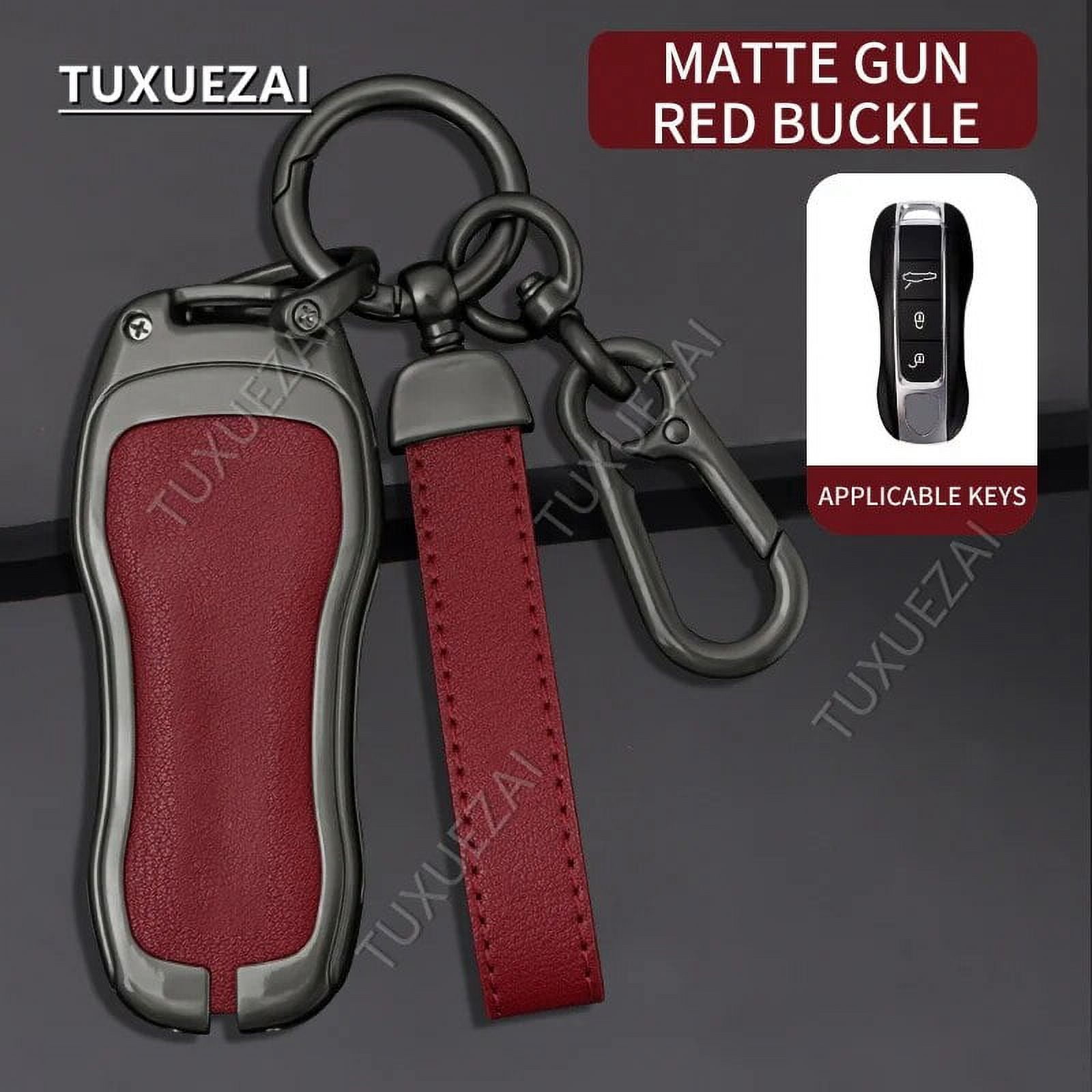 Alloy Car Key Case Cover Protect Shell For Porsche B three button ...