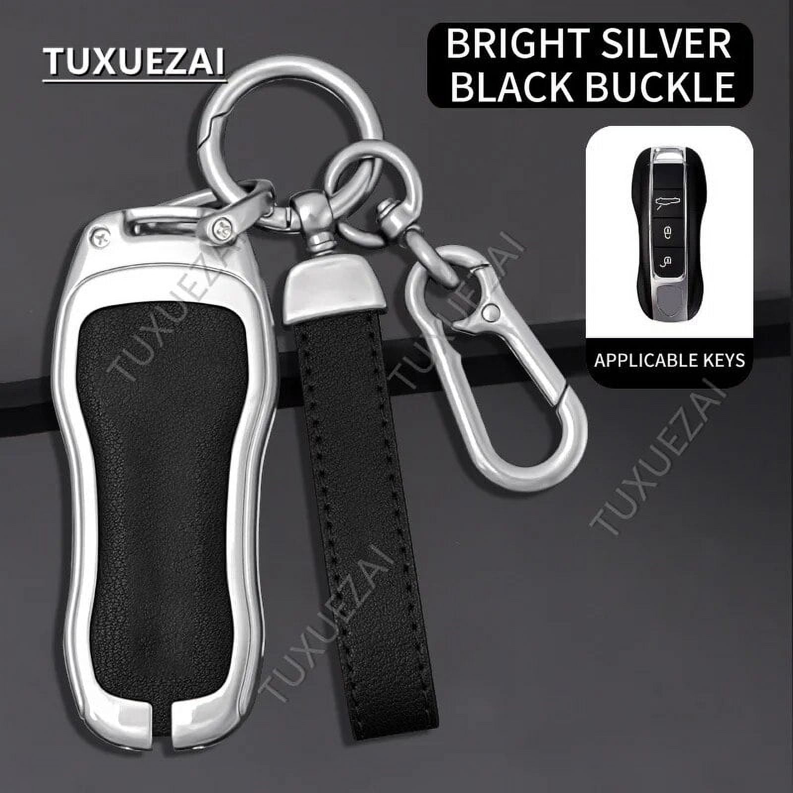 Alloy Car Key Case Cover Protect Shell For Porsche B three button ...
