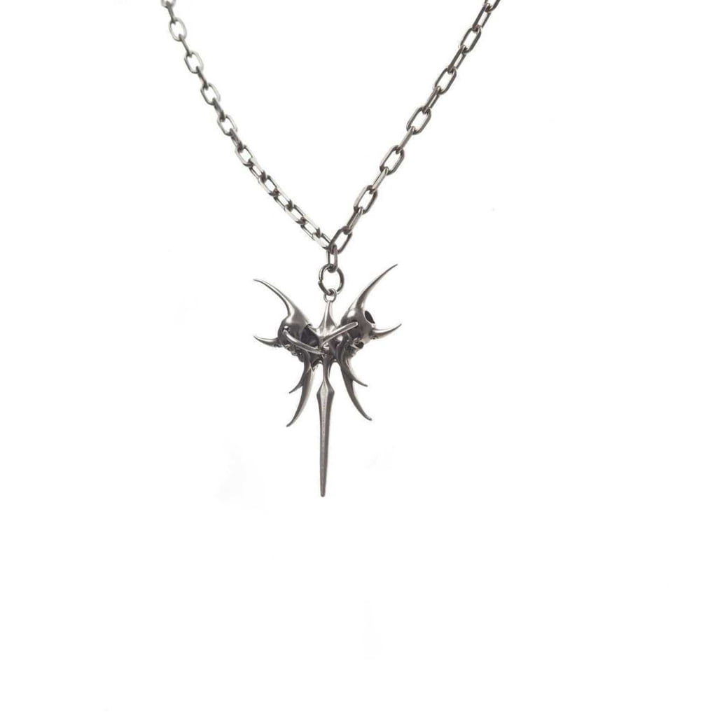 Alloy Colorful Zircon Necklace Jewelry With Unique Irregular Pendant ...
