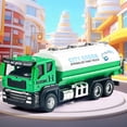 Alloy Construction Vehicle Toy - Inertial Friction Powered Excavator ...