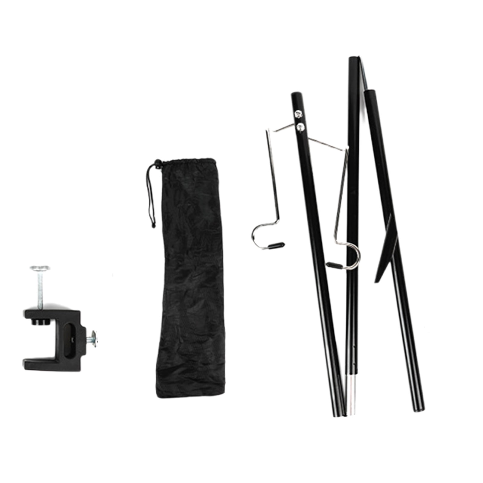 Alloy Desktop Camping Lamp Stand Light Holder Folding Lamp Stand for ...