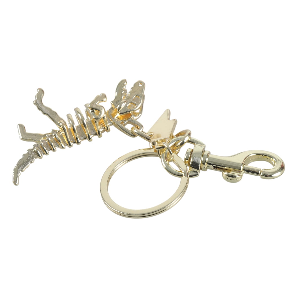 Alloy Dinosaur Skeleton Key Rings Metal Keychain Rusts Resistant Key ...