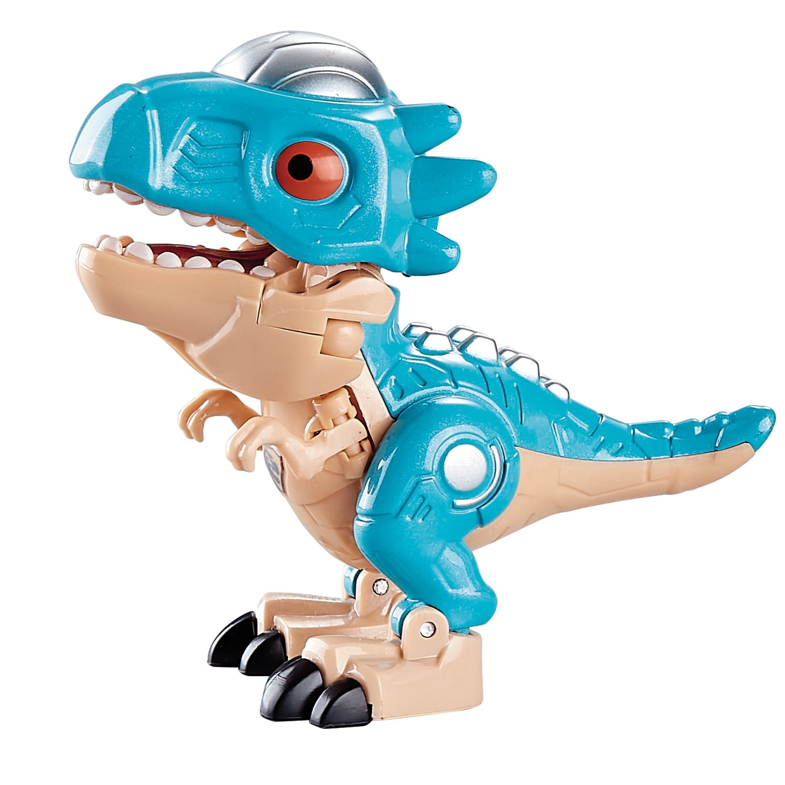 Alloy Dinosaur Transformer Robot Combiner T-Rex Model Kit: STEM Simulation Building Toy with ...