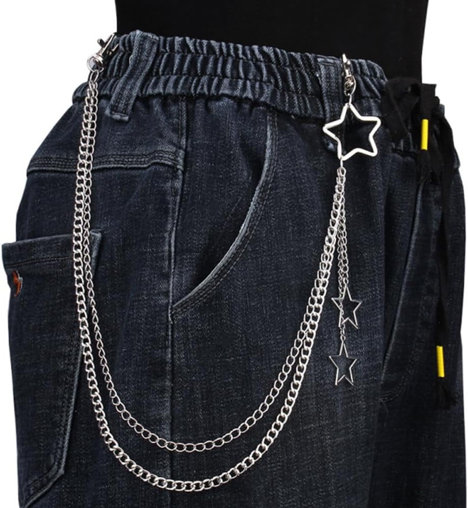 Alloy Double Layer Trousers Chain Punk Chain Belts Hipster Accessories ...