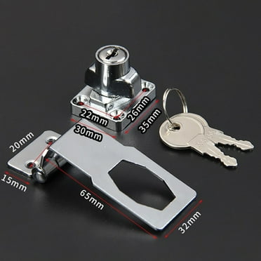 Prezlock Fingerprint Padlock with Key Backup, Metal Alloy 51mm Body ...