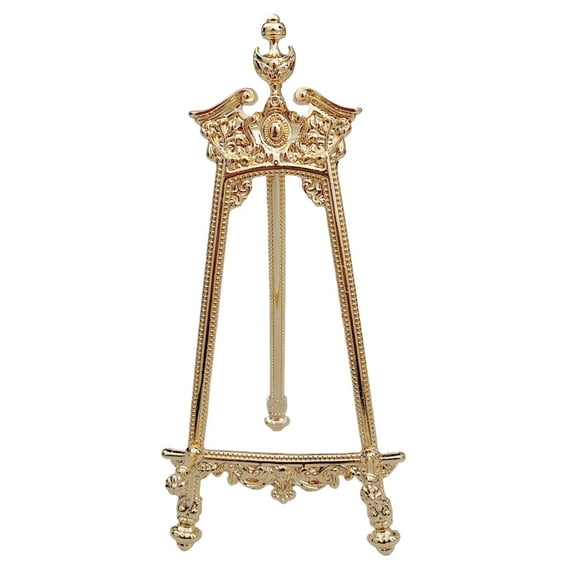 Alloy Easel Photo Display Stand Adjustable Height Decorative Plate ...