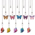 Alloy Enamel Printed Ceiling Fan Pull Chain Extenders Butterfly Pendant ...