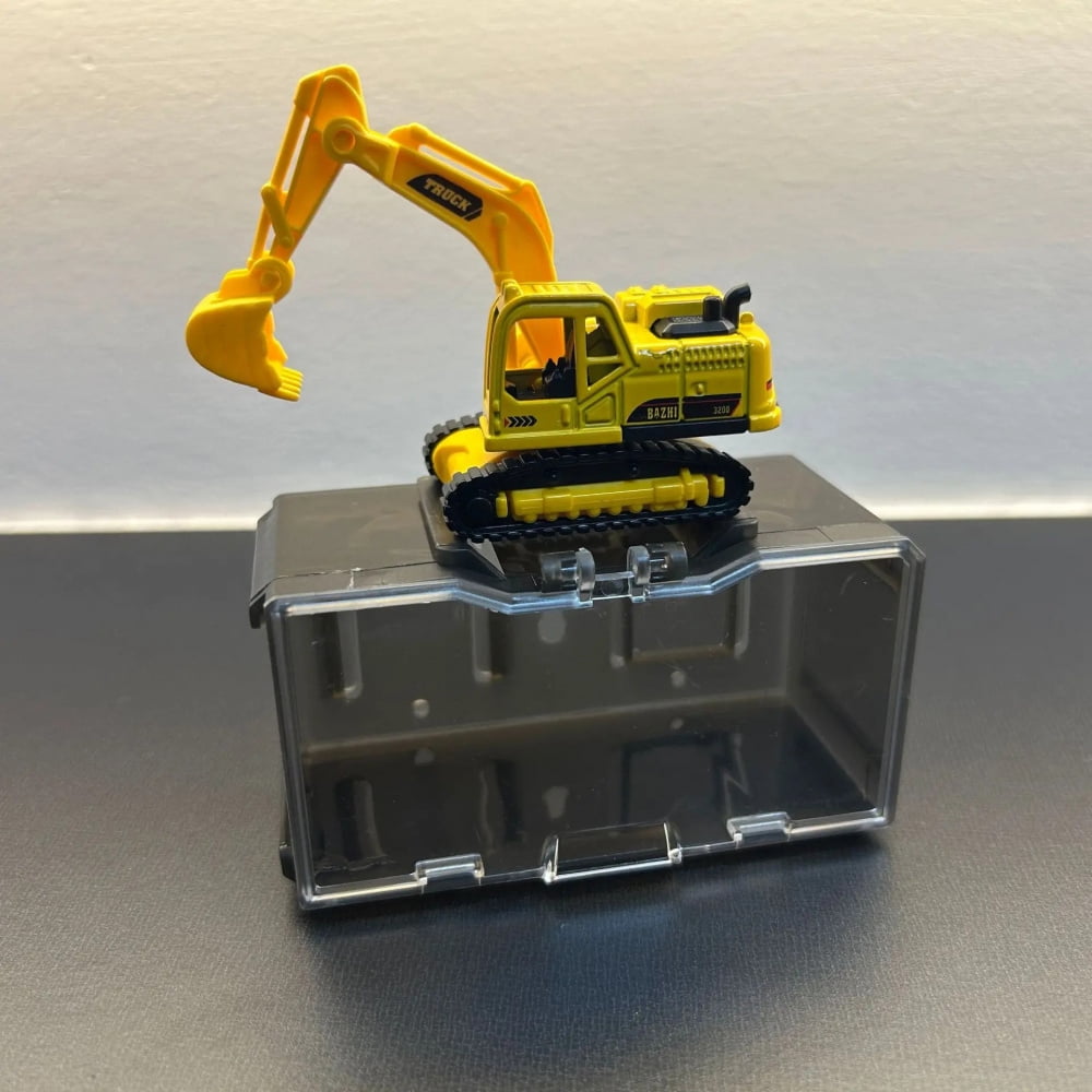 Alloy Engineering Vehicle Toys for Kids 1:64 Diecast Excavator Mixer ...