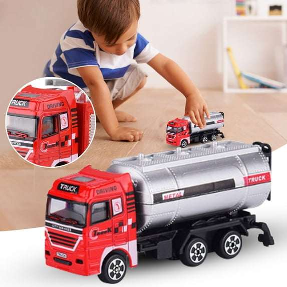 Alloy Fire Truck Toy with Remote Control Sandbox Tower Game Set for ...