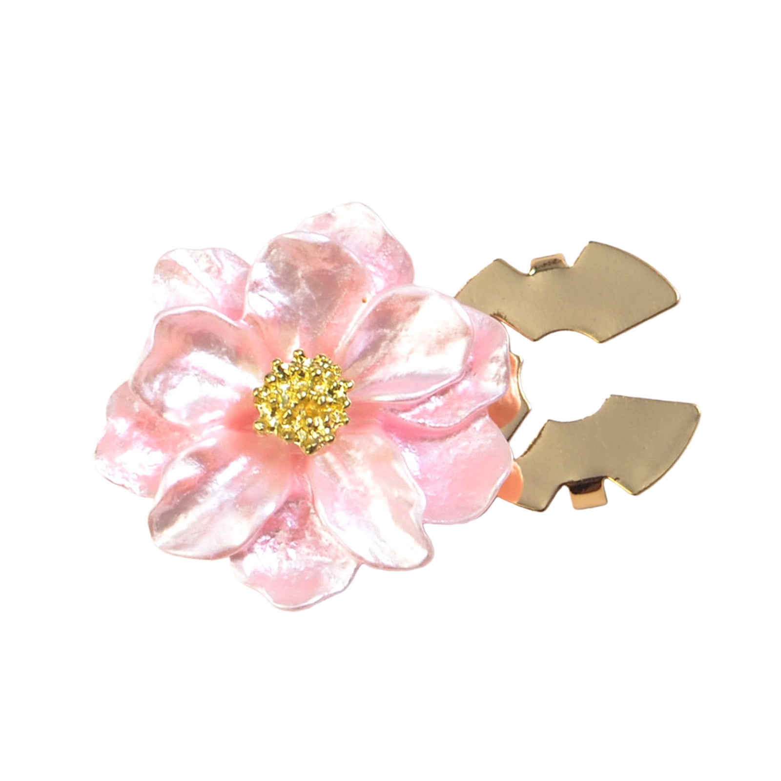 Alloy Floral Cufflinks Cover Pearlized Flower Shape Button Clip ...