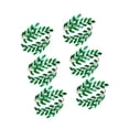 Alloy Green Leaves Shape Napkin Holders Elegant Napkin Rings Perfect ...