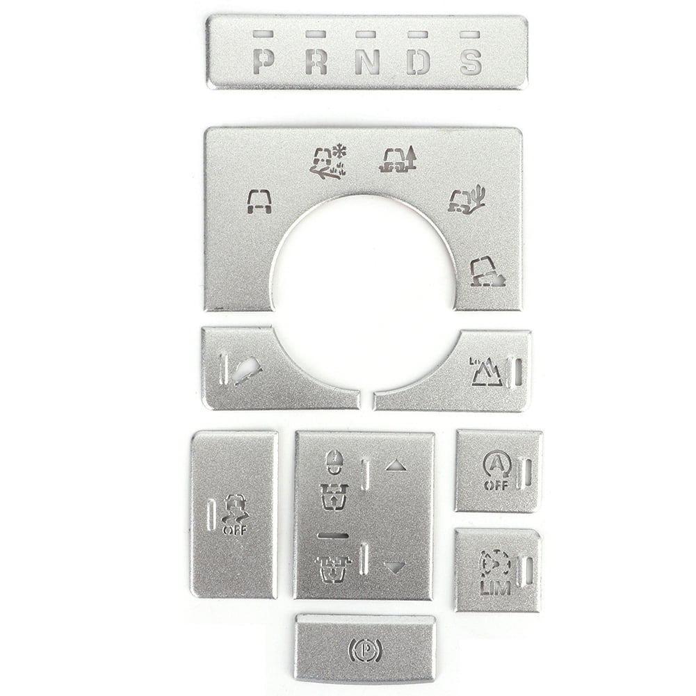 Alloy Interior Button Sticker Fit Land Rover Discovery 5 2017-2019 ...