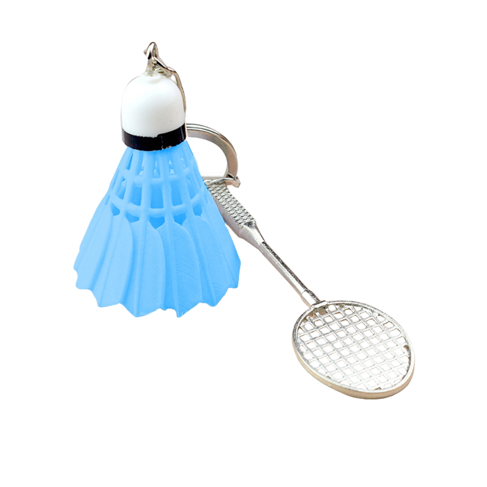 Alloy Key Holder Badminton Racket Keychain with Realistic Detail ...
