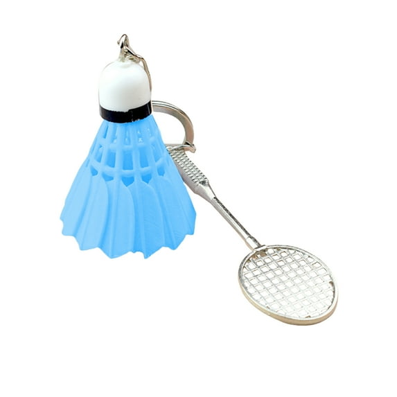 Alloy Key Holder Badminton Racket Keychain with Realistic Detail ...