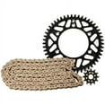 Alloy Kit & Gold Plated Race Chain Black Rear Sprocket For Yamaha ...