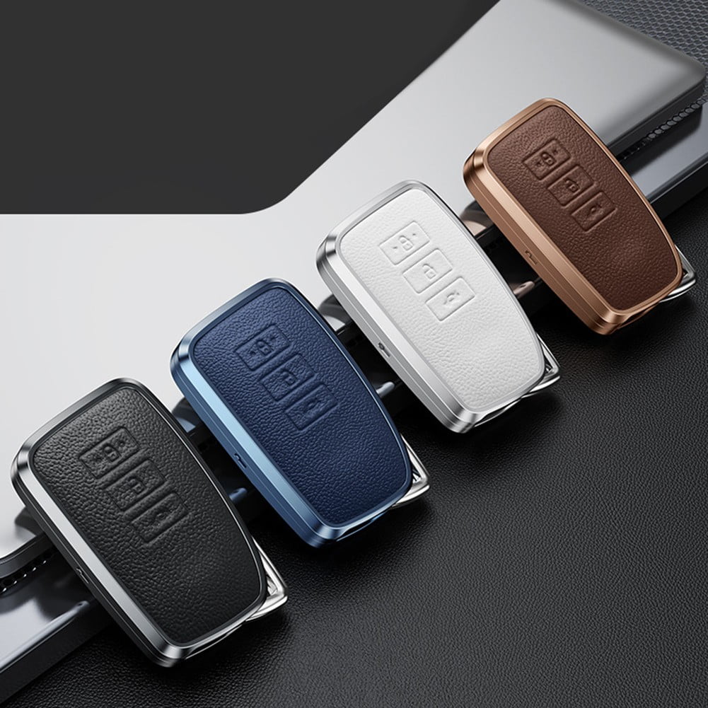 Alloy Leather Car Key Case Cover for Lexus Rx300 Nx200 Es250 Styling ...