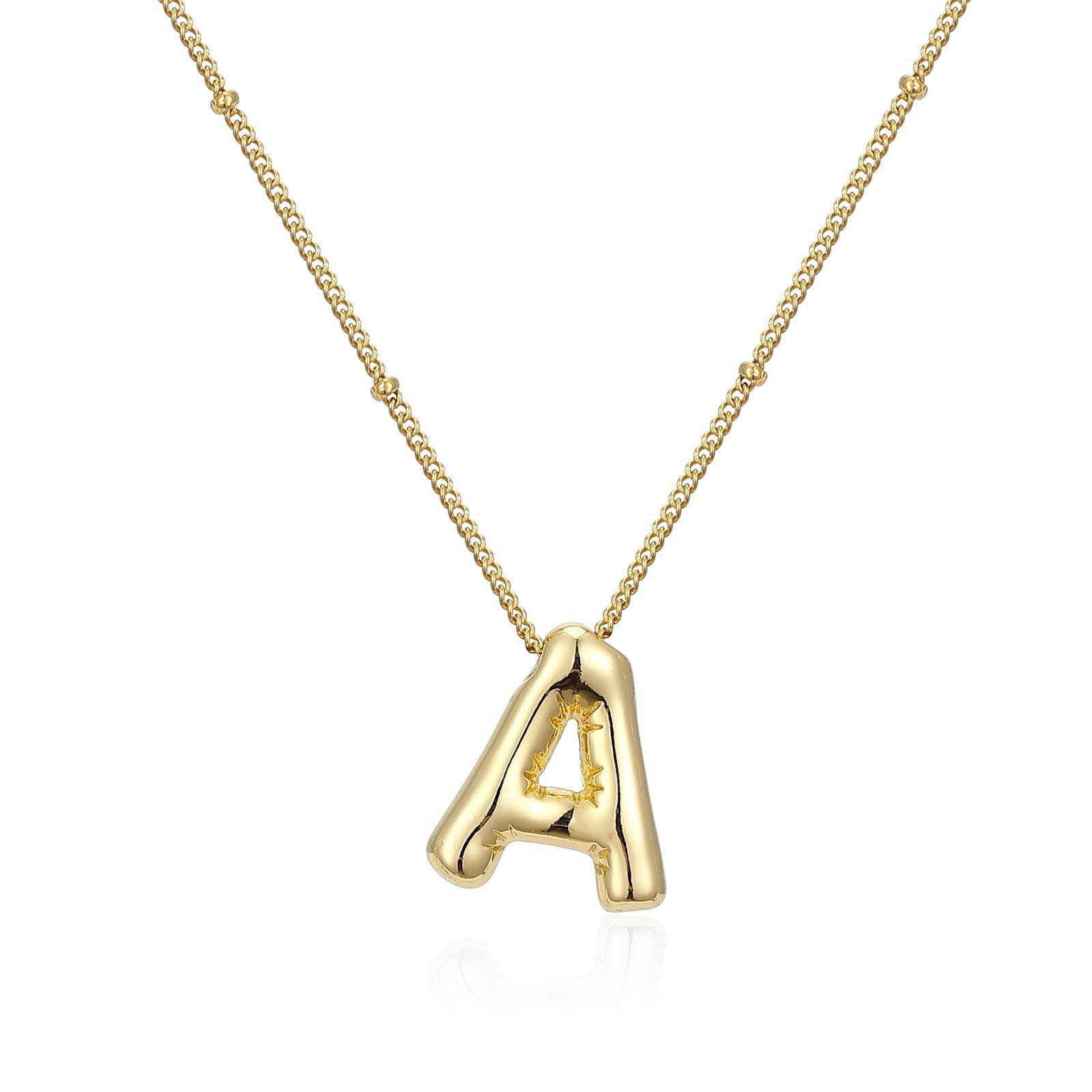 Alloy Letter Necklace Fun Fashion Statement Necklace Alloy Texture ...