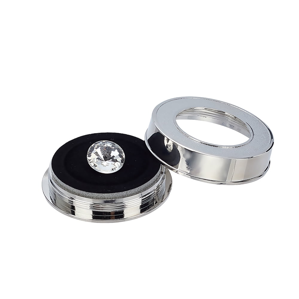 Alloy Loose Diamnond Gemstone Display Boxes Glass Top Jewelry Display ...