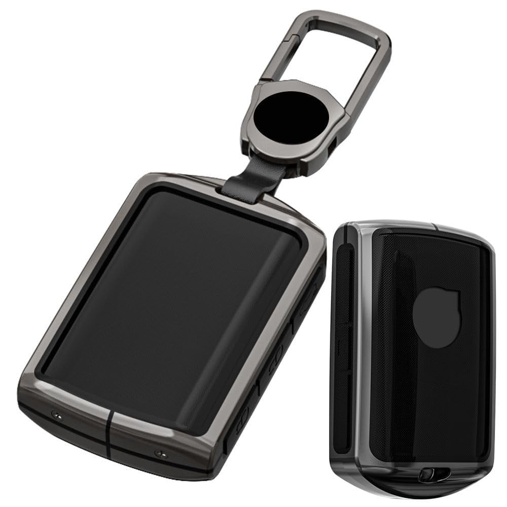 Alloy Metal Key Fob Cover,Compatible with Volvo 4 Buttons C30 S60 S80 ...