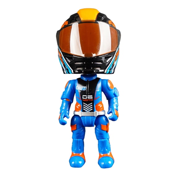 Alloy Motorcycle Driver Transformable Toy Car Model Educational ...