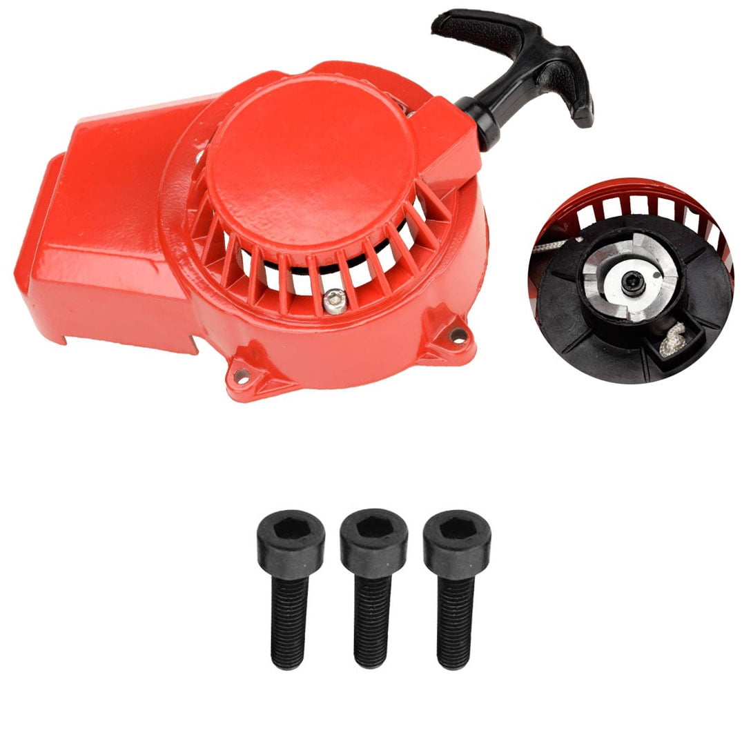 Alloy Pull Start Recoil Starter with Screws Fit for 47cc 49cc 2 Stroke ...