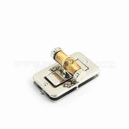 Alloy Purse Twist Locks Bamboo Stick Turn Lock Clasp DIY Bag Making ...