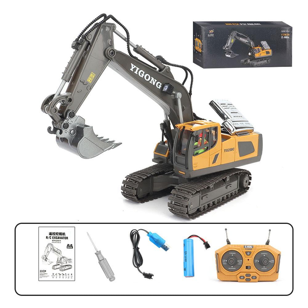 Alloy Remote Control Construction Vehicles - 1:20 Scale RC Excavator ...