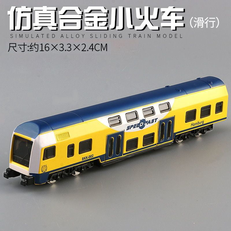 Alloy Retro Nostalgic Green Locomotive High-speed Rail Model Harmony ...