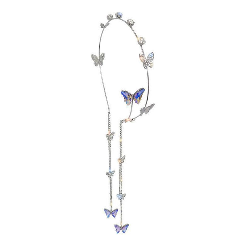 Alloy Rhinestone Butterfly Headband for Women - Fix Hair and Add ...