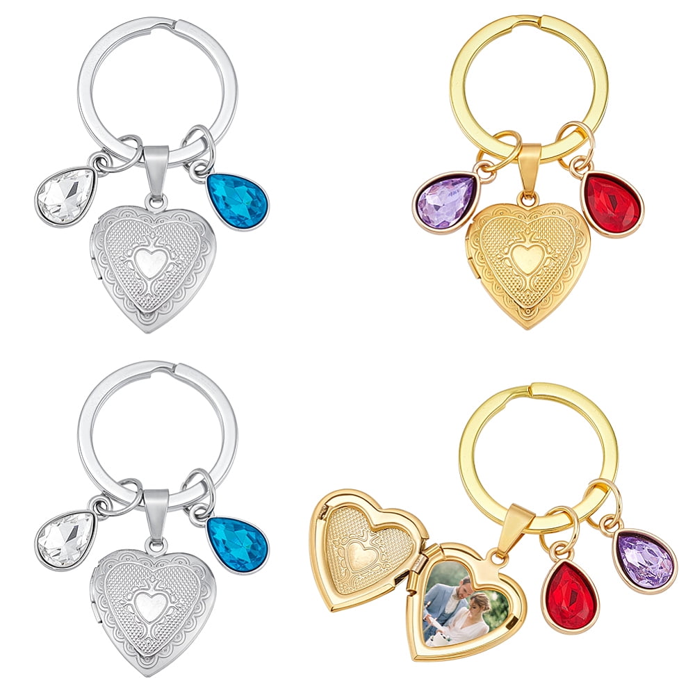 Alloy Rhinestone and Glass Charms 316 Stainless Steel Locket Pendants ...