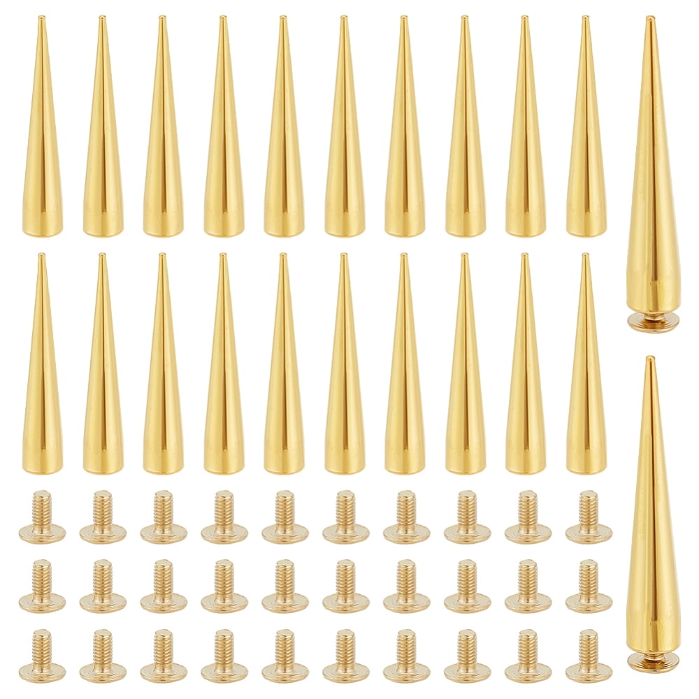 Alloy Rivets Set with Screw Shape Cone Screw Back Rivet for Purse ...
