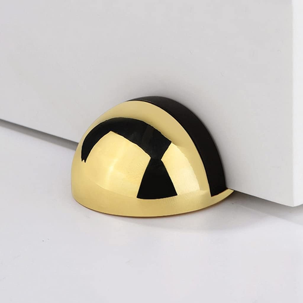 Alloy Rubber Door Stopper Non Punching Sticker Hidden Door Holder Catch ...