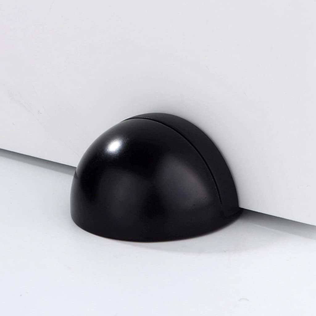 Alloy Rubber Door Stopper Non Punching Sticker Hidden Door Holder Catch ...