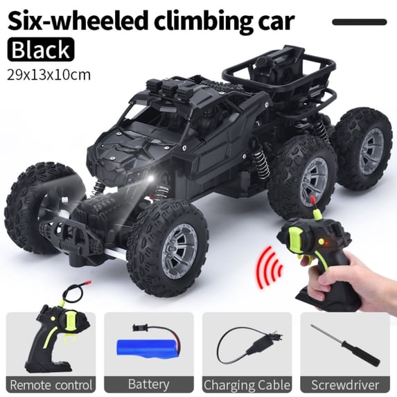 Alloy Six-Wheel Remote Control Car Off-Road Climbing Vehicle for Kids ...