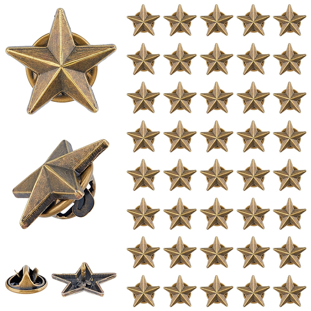 Alloy Star Badge Lapel Pin Brooches Military Award Pins July Memorial ...