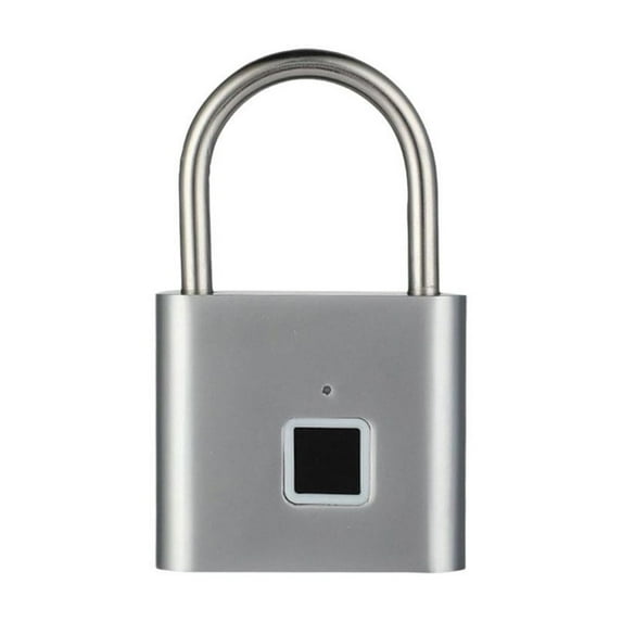 Alloy Steel Fingerprint Padlock with Keyless Biometric Entry, Unlocks ...