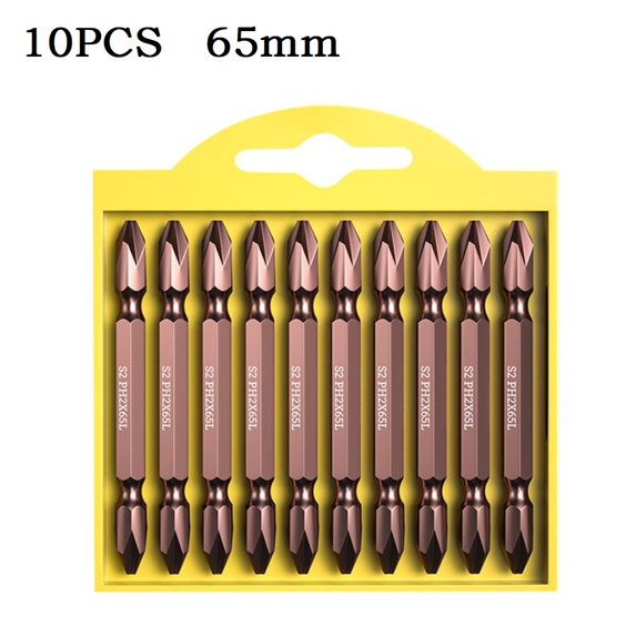 Alloy Steel PH2 Double Head Screwdriver Bits, 1/4 Inch Hex Shank for ...