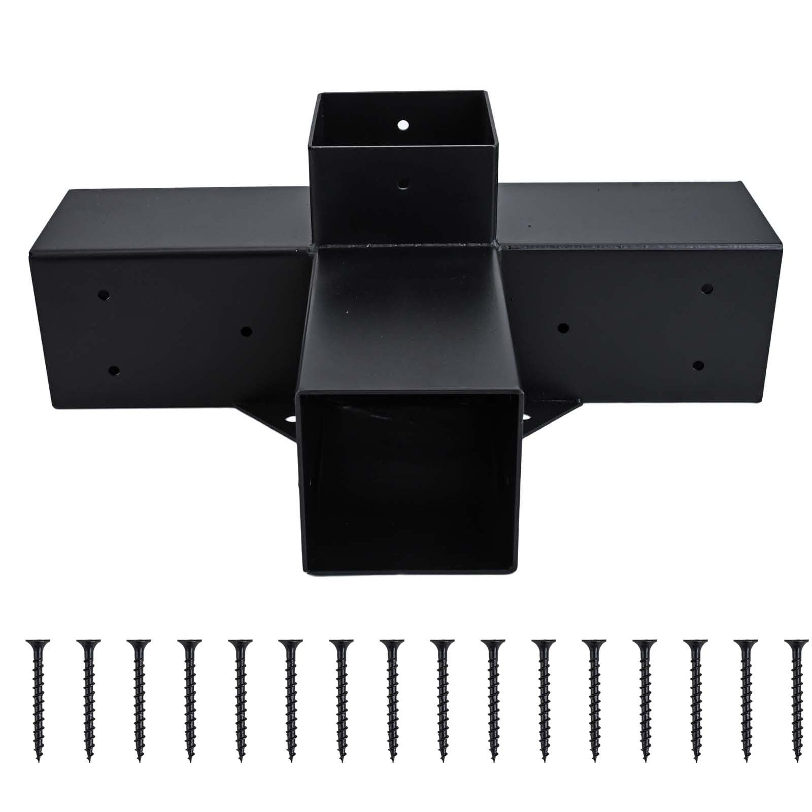 Alloy Steel Pergola Brackets Screws Kit for 4x4 Inch Lumber Garden ...
