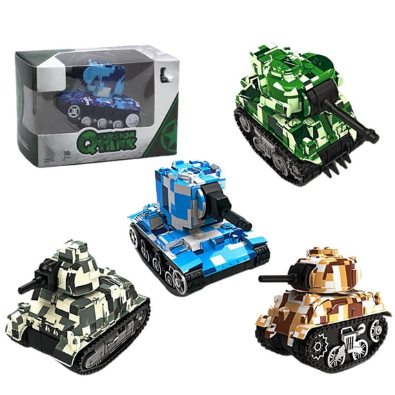 Alloy Tank Toy Set Pull Back Tanks with Smooth Rolling Wheels for Kids ...