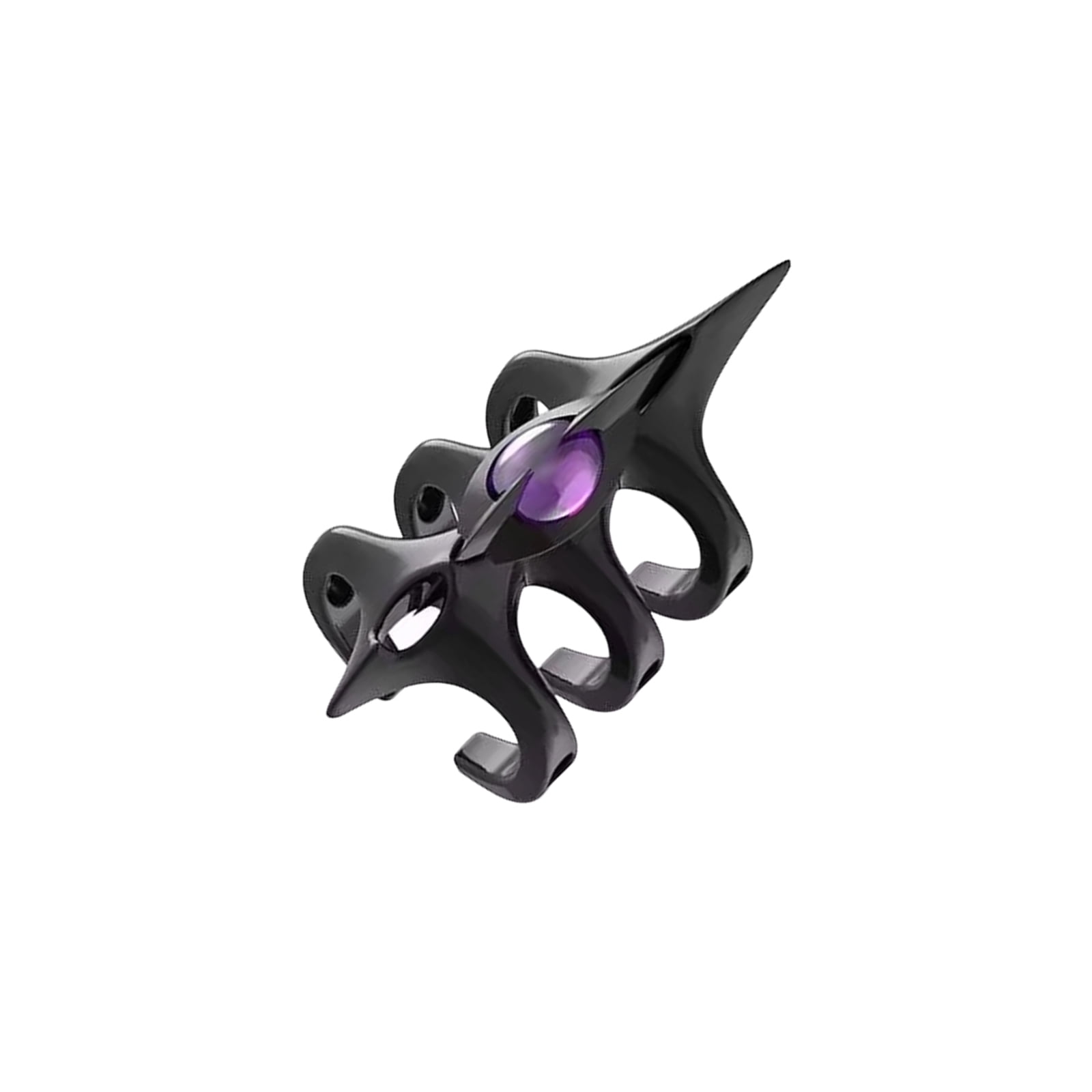 Alloy Three Layer Spikes Open Rings Featuring Unique Designs For ...