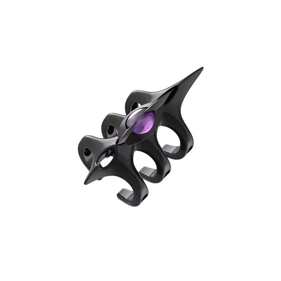 Alloy Three Layer Spikes Open Rings Featuring Unique Designs For ...