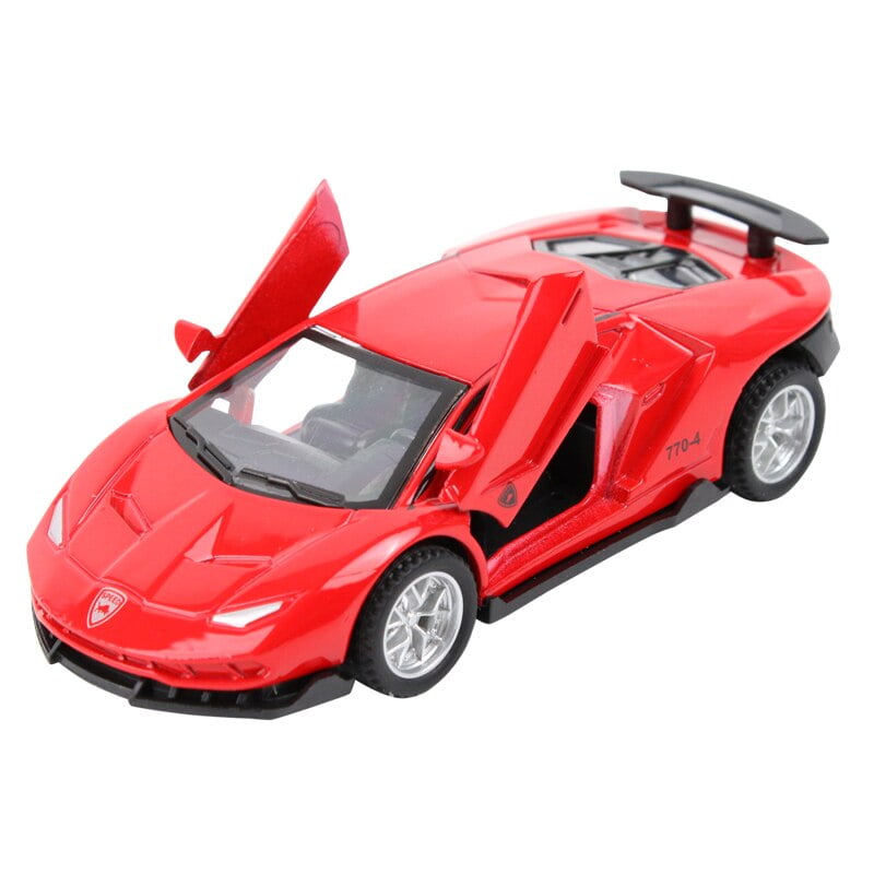 Alloy Toy Sports Car, Super Sports Car, Sliding Door, Retractable Car ...