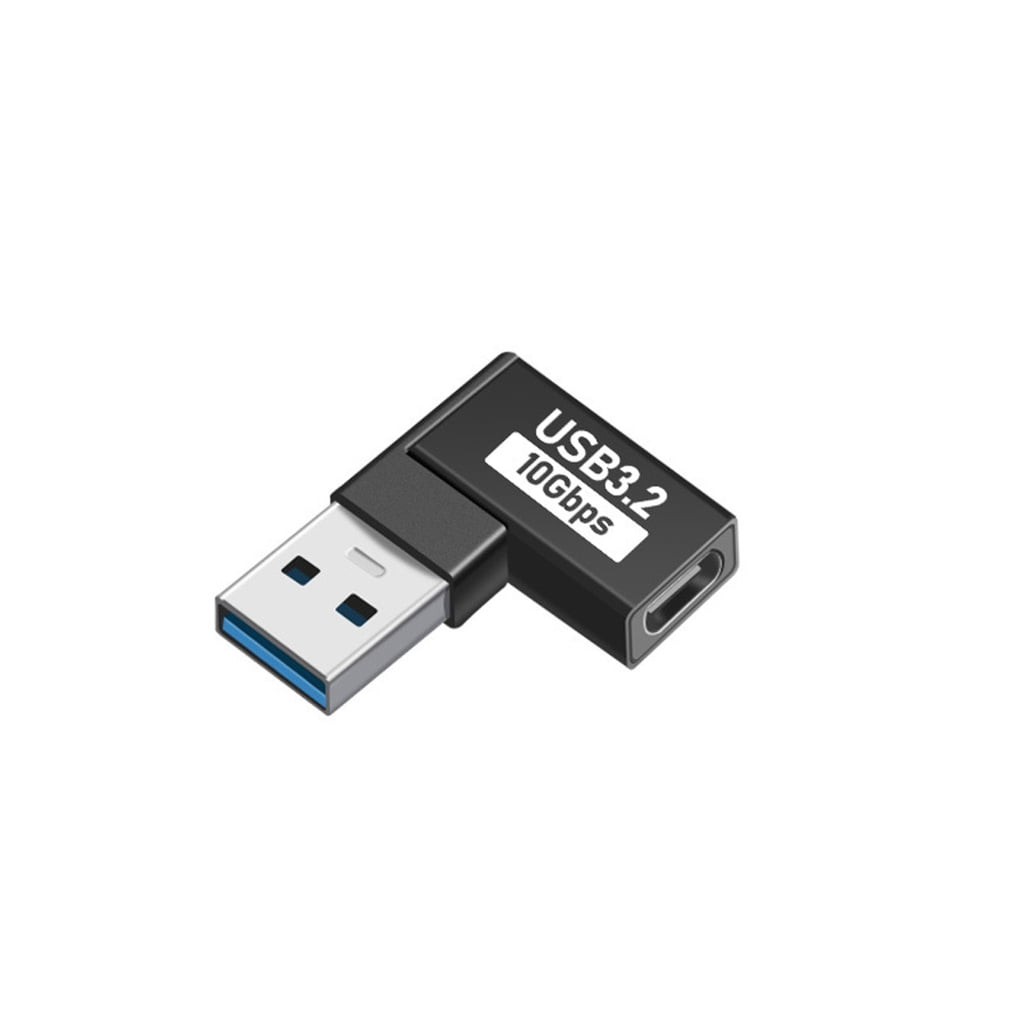 Alloy USB Type C 90 Degree Angled Adapter Secure Locking Mechanism ...