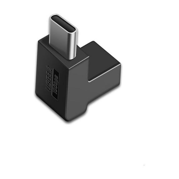 Alloy USB Type C 90 Degree Angled Adapter Secure Locking Mechanism ...