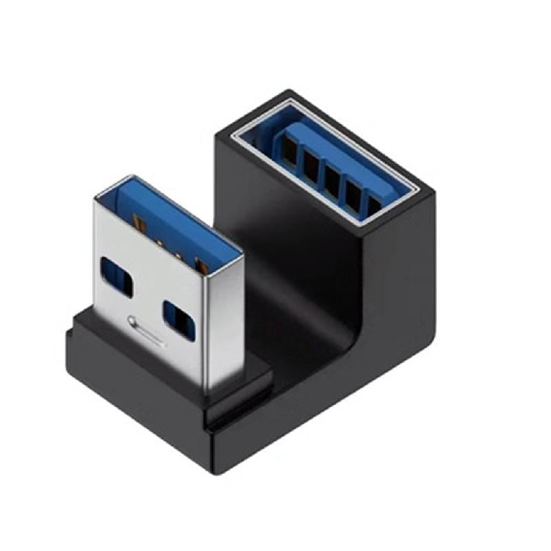 Alloy USB Type C 90 Degree Angled Adapter Secure Locking Mechanism ...